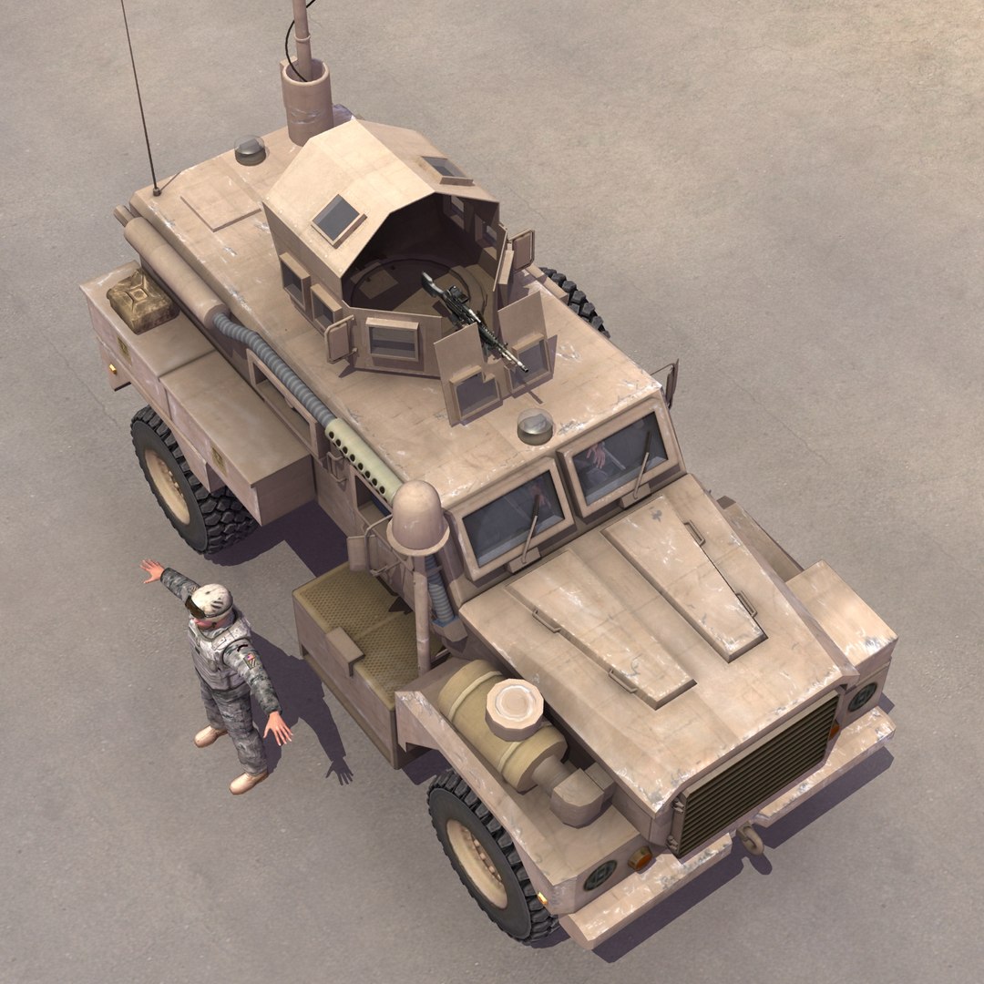 Cougar Mrap Driver 3d Model