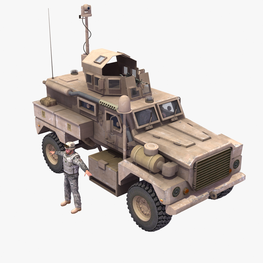 Cougar Mrap Driver 3d Model