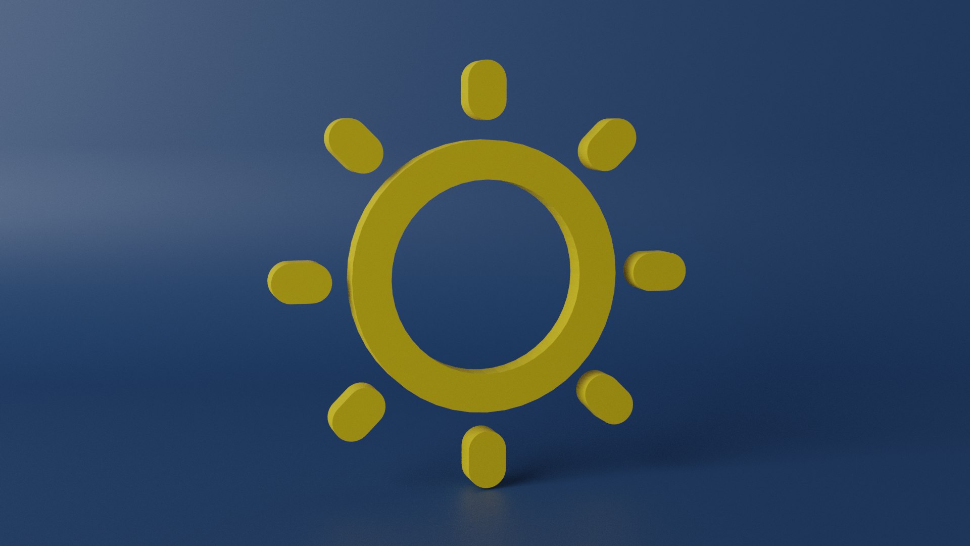 3D Model Sun Icon - TurboSquid 2008360