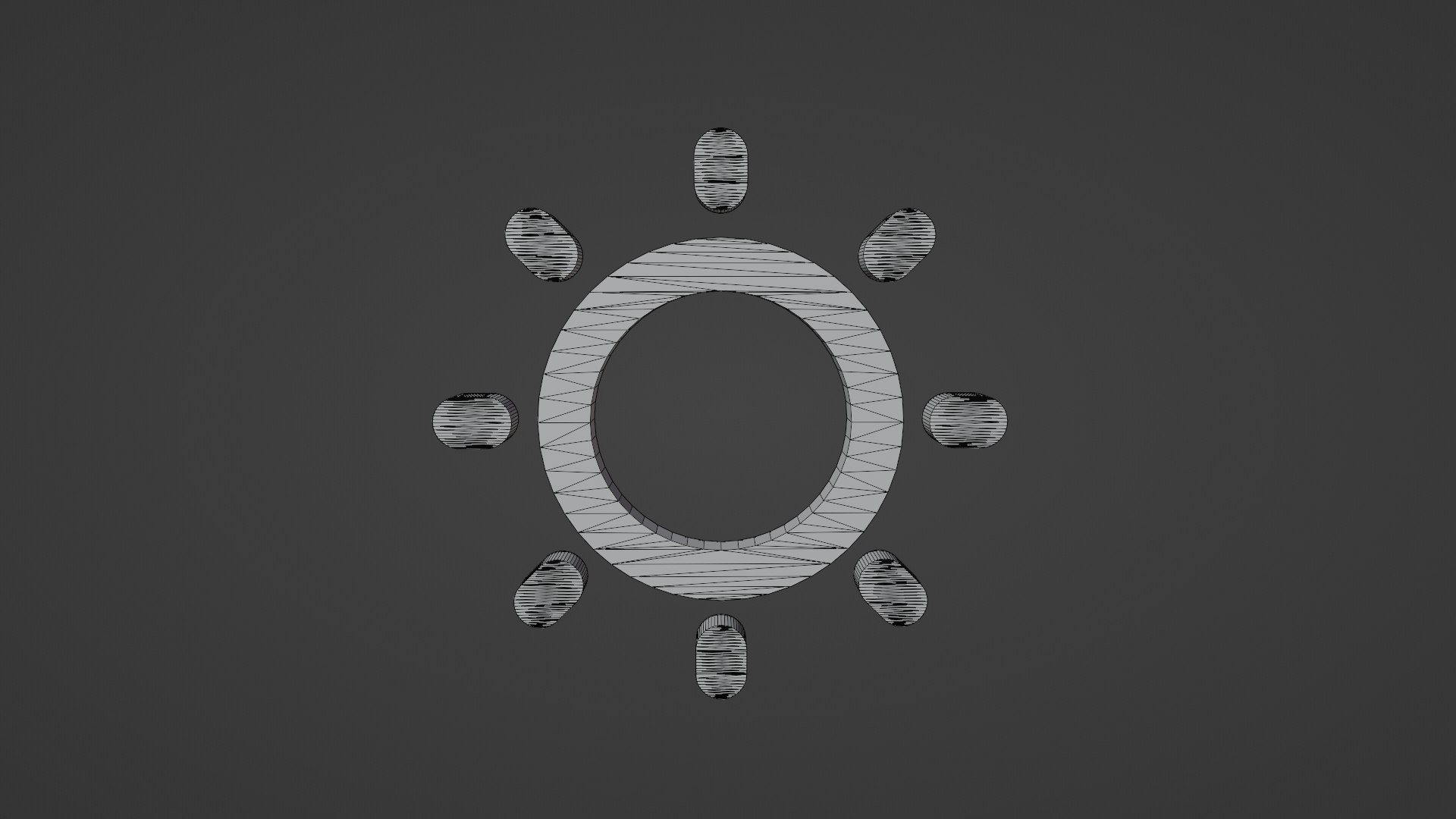 3D Model Sun Icon - TurboSquid 2008360