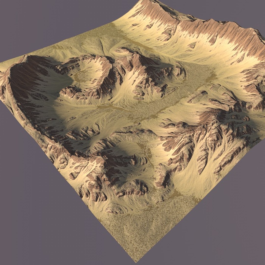 3ds max mountain games maps