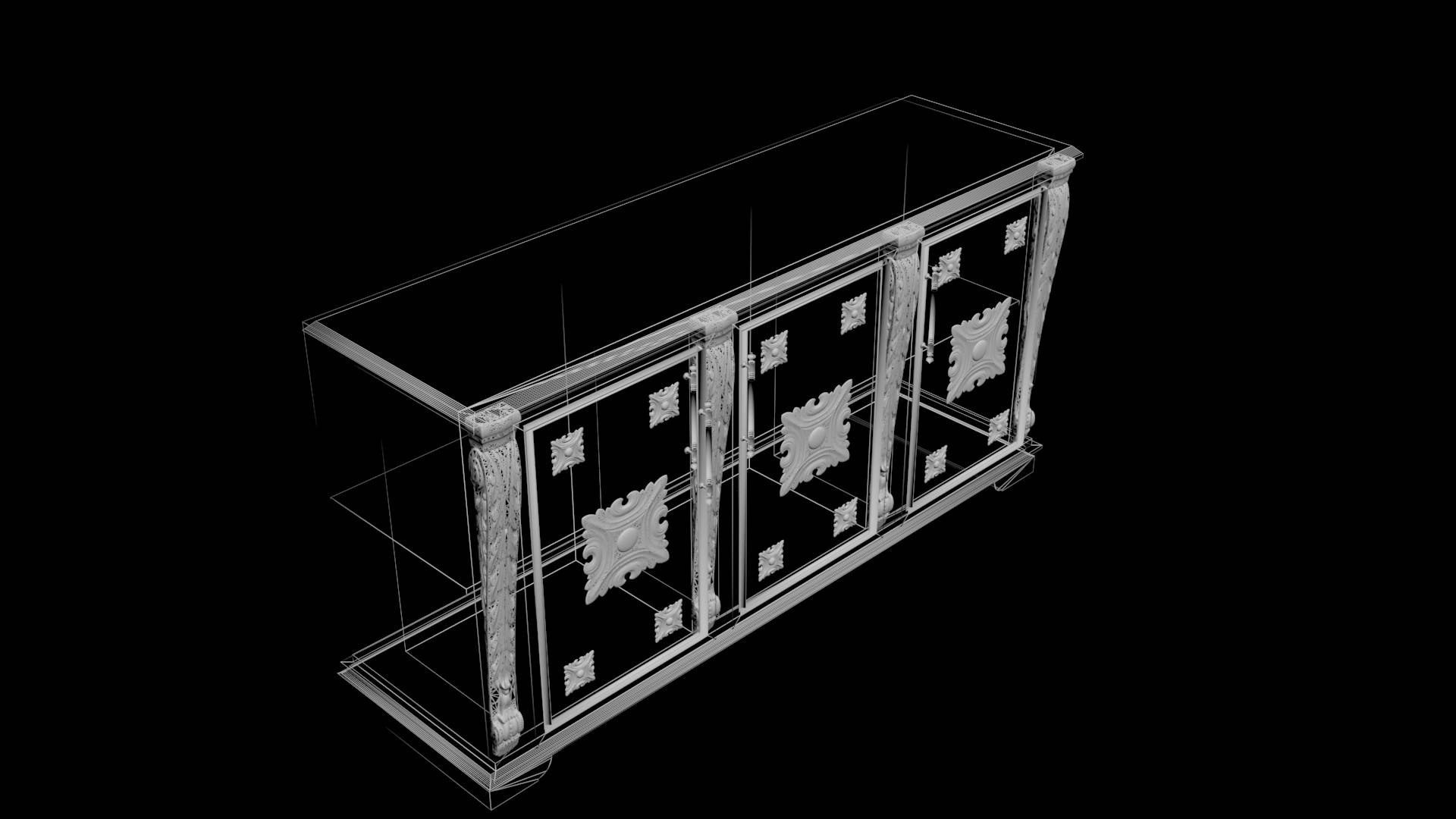 3D CONSOLE CLASSIC - TurboSquid 1726947