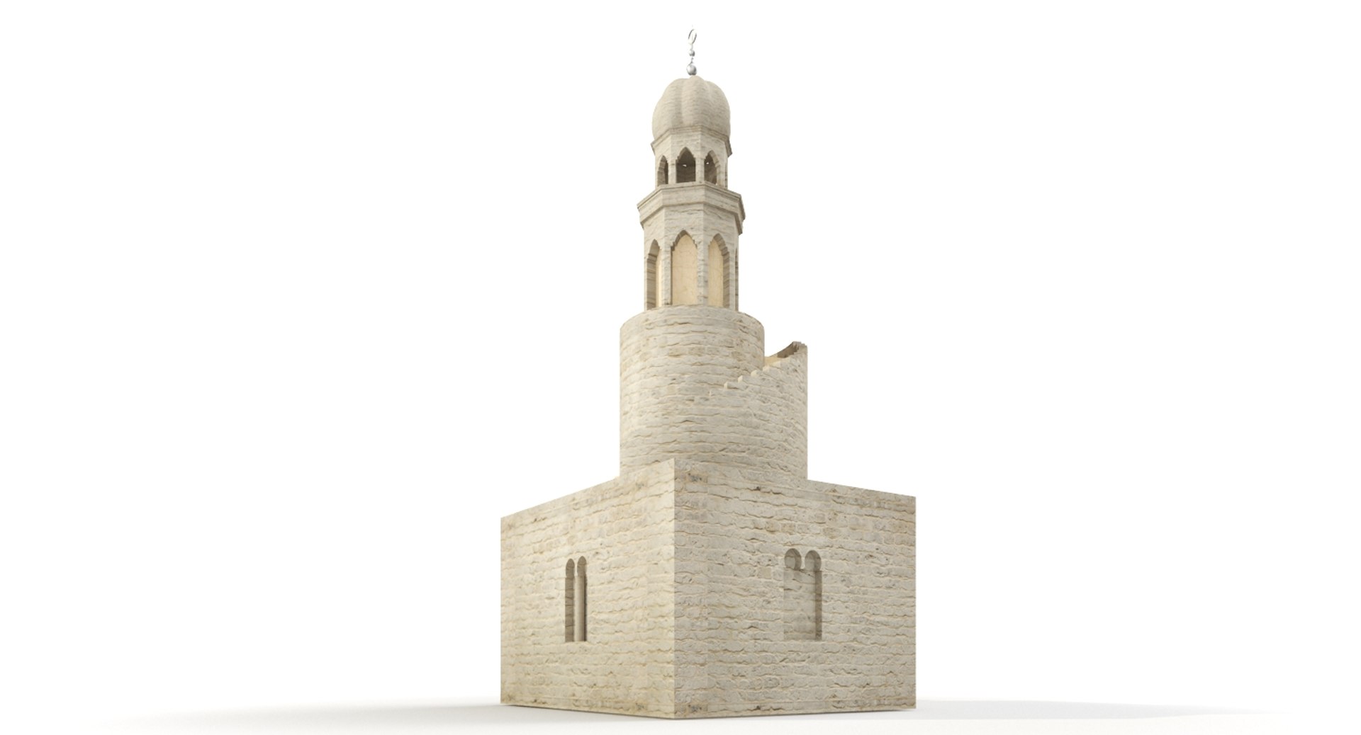 3D Model Islamic Arabic Buildings - TurboSquid 1174044