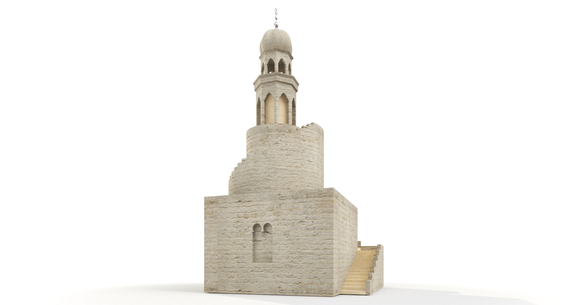 3D Model Islamic Arabic Buildings - TurboSquid 1174044