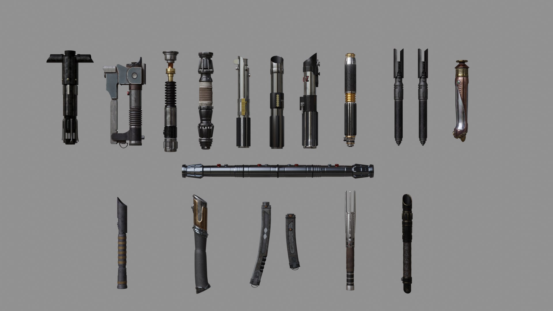 Ultimate Lightsaber Asset Pack - High Quality 3D - TurboSquid 2185234