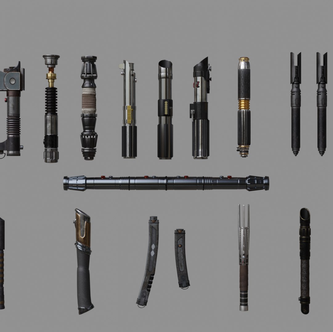 Ultimate Lightsaber Asset Pack - High Quality 3D - TurboSquid 2185234