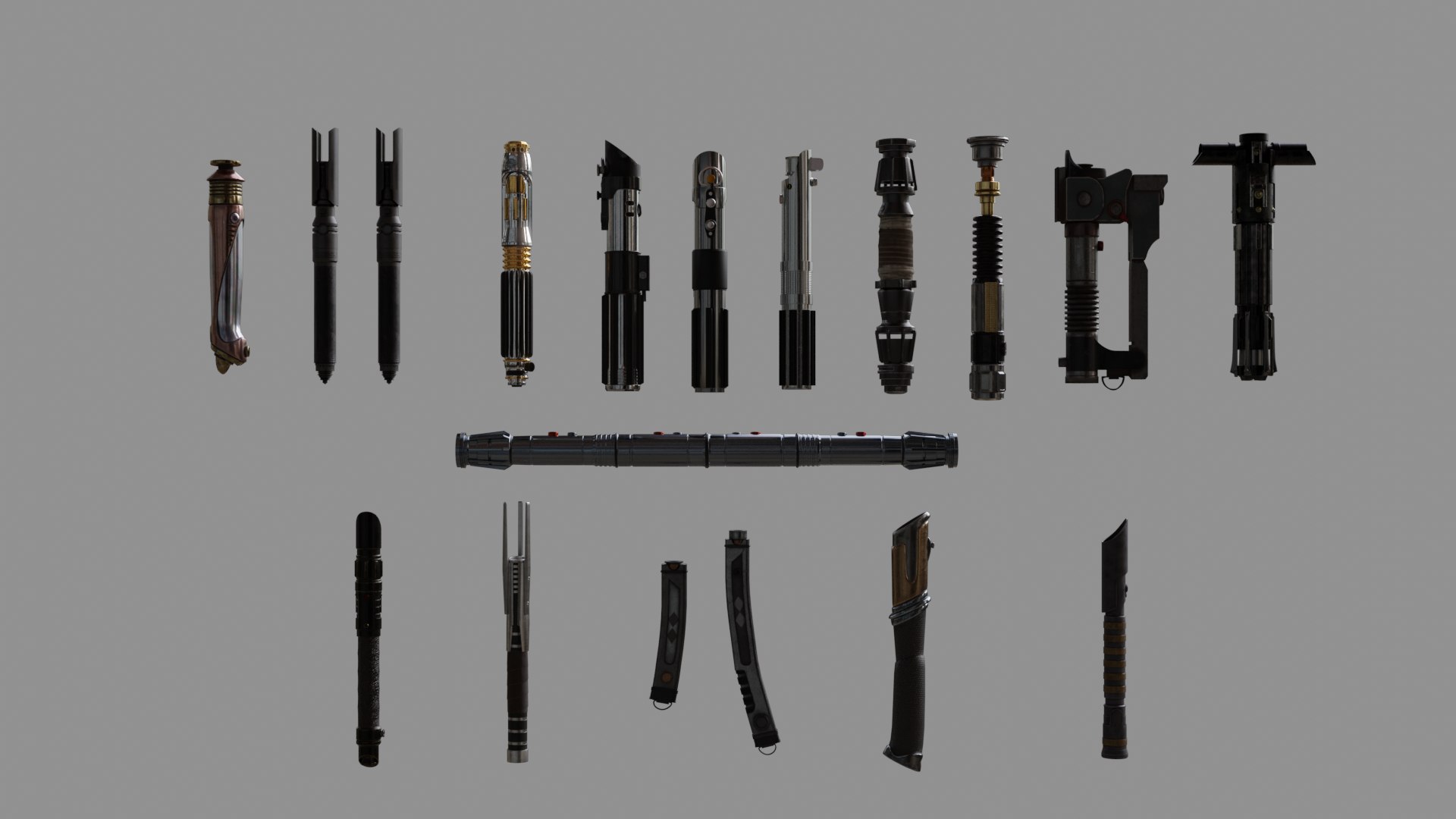 Ultimate Lightsaber Asset Pack - High Quality 3D - TurboSquid 2185234