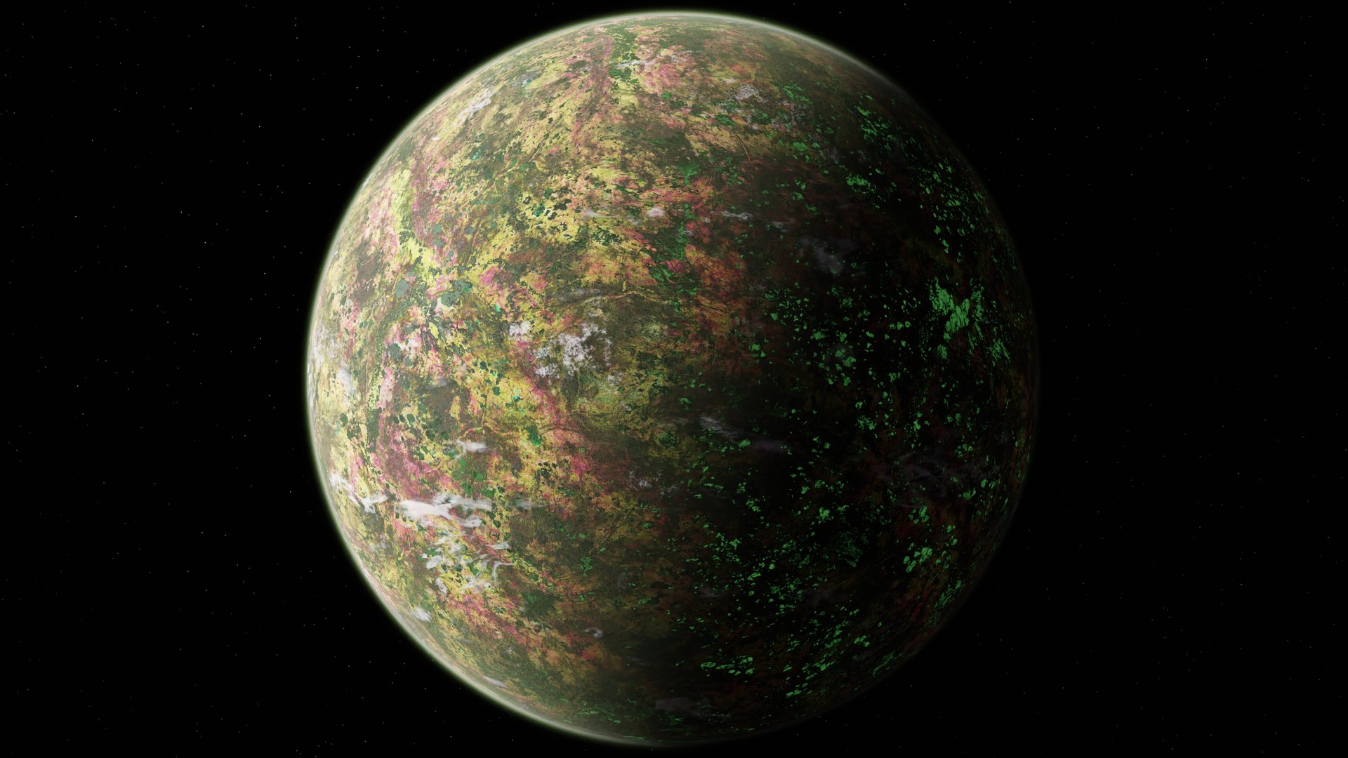 3D 8K Alien Radioactive Planet 4 Model - TurboSquid 1930975