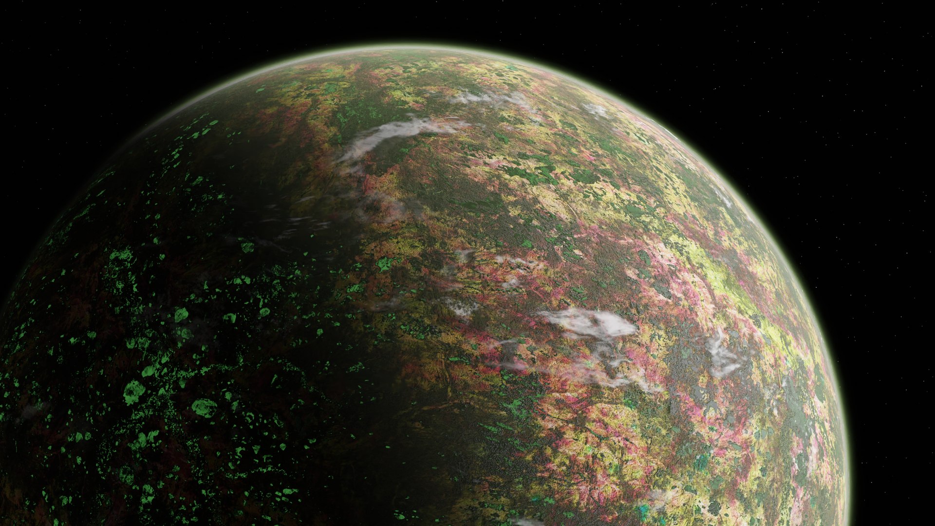3D 8K Alien Radioactive Planet 4 Model - TurboSquid 1930975