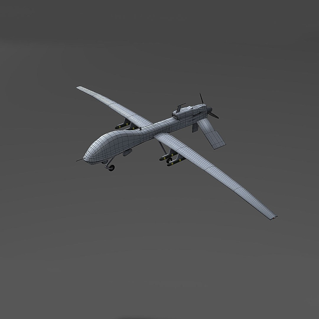 Uavs Mq1c Mq9 3d Model
