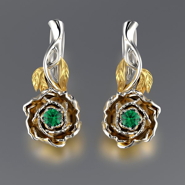 Earrings Blender Models for Download | TurboSquid