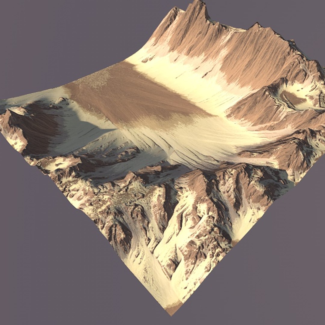 mountain maps terrain 3d 3ds
