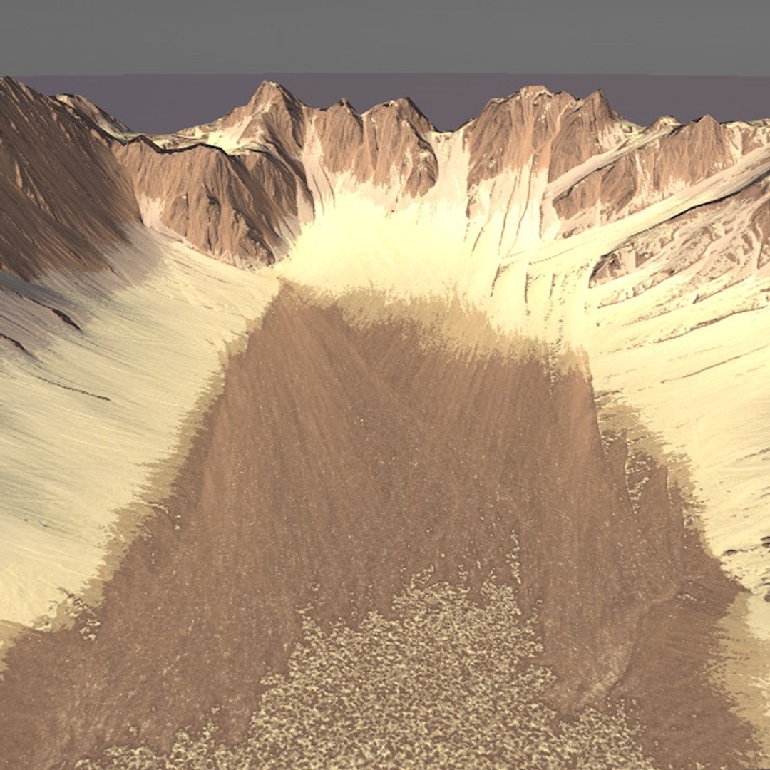 mountain maps terrain 3d 3ds