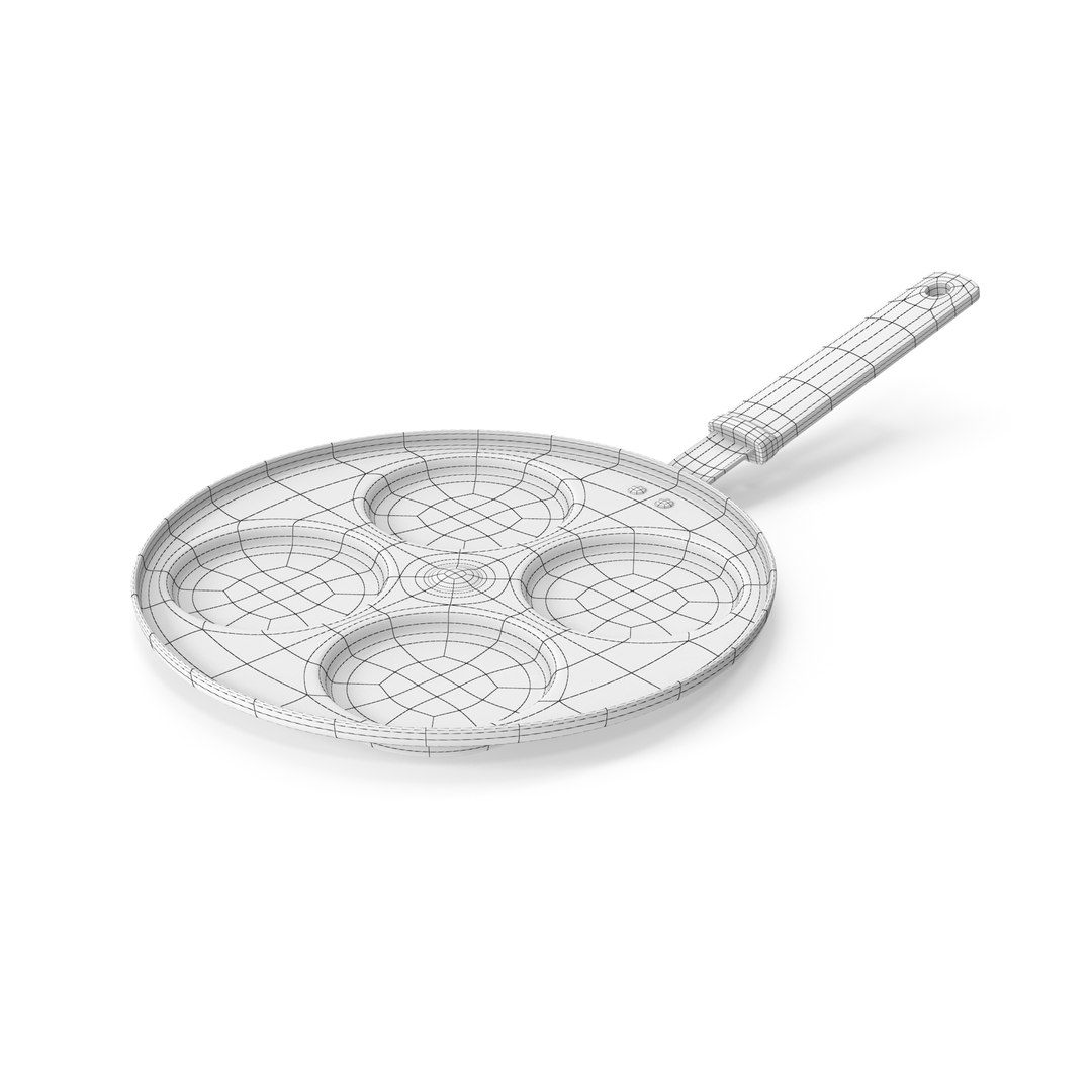 3D Pancake Pan Model - TurboSquid 2082211