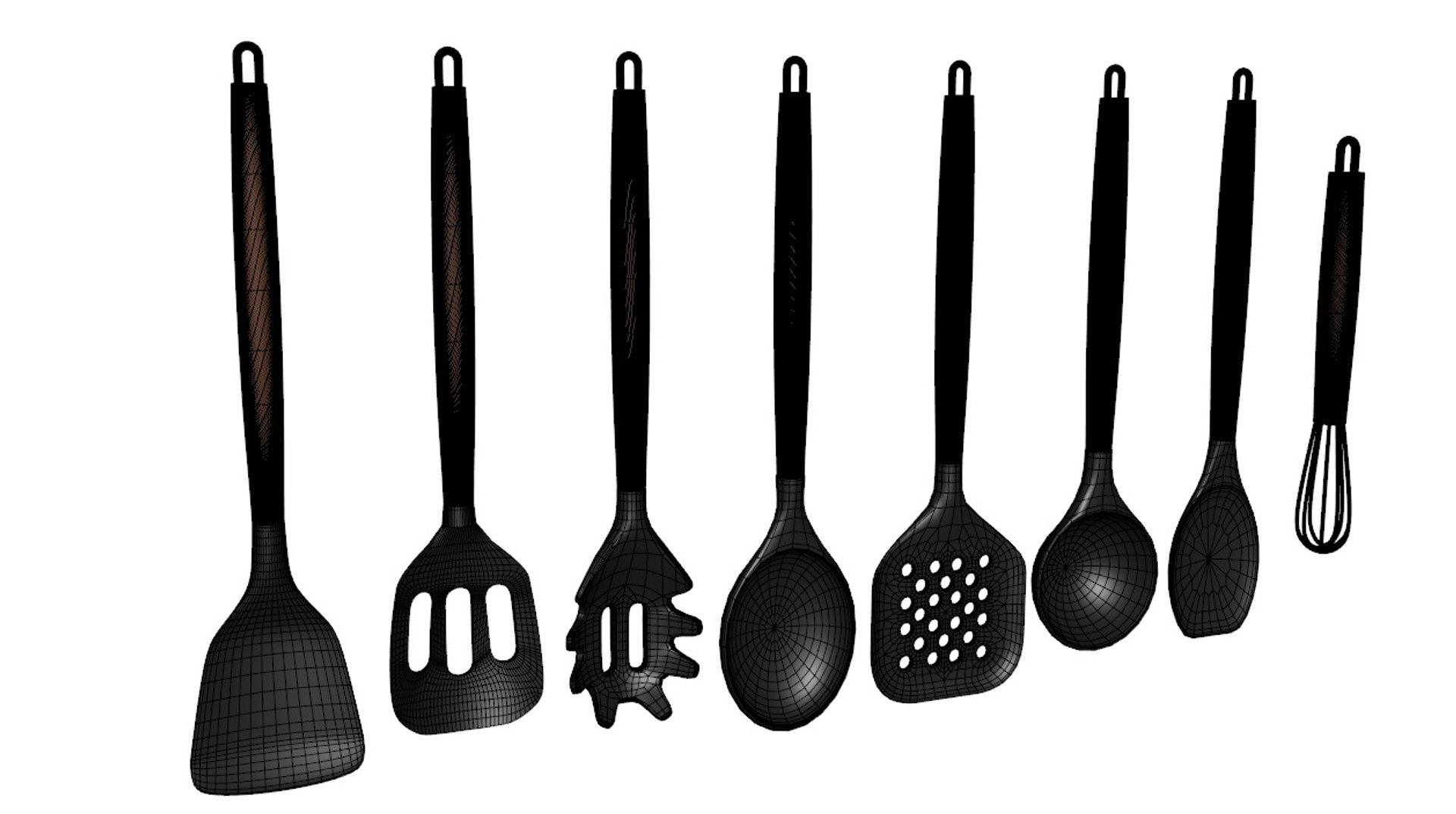 KITCHEN UTENSILS TOOLS 3D model - TurboSquid 1831095