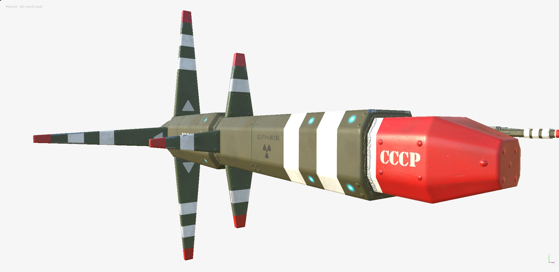 Devastation Heavy Torpedo 3d Model