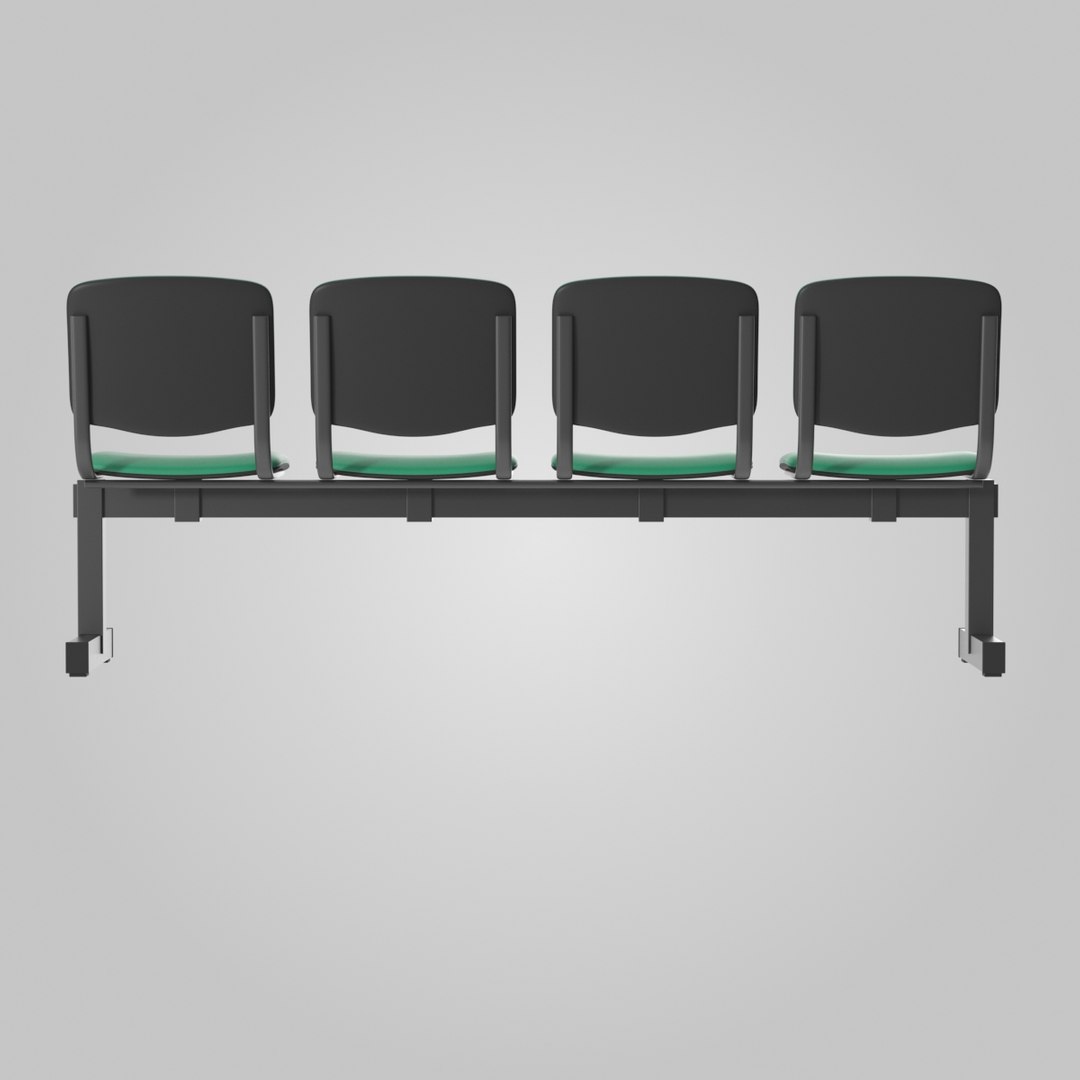 3D Realistic Waiting Bench Model - TurboSquid 1197030