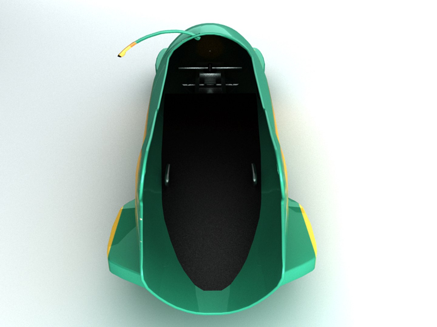 3d Bobsleigh Sled - Australia Model