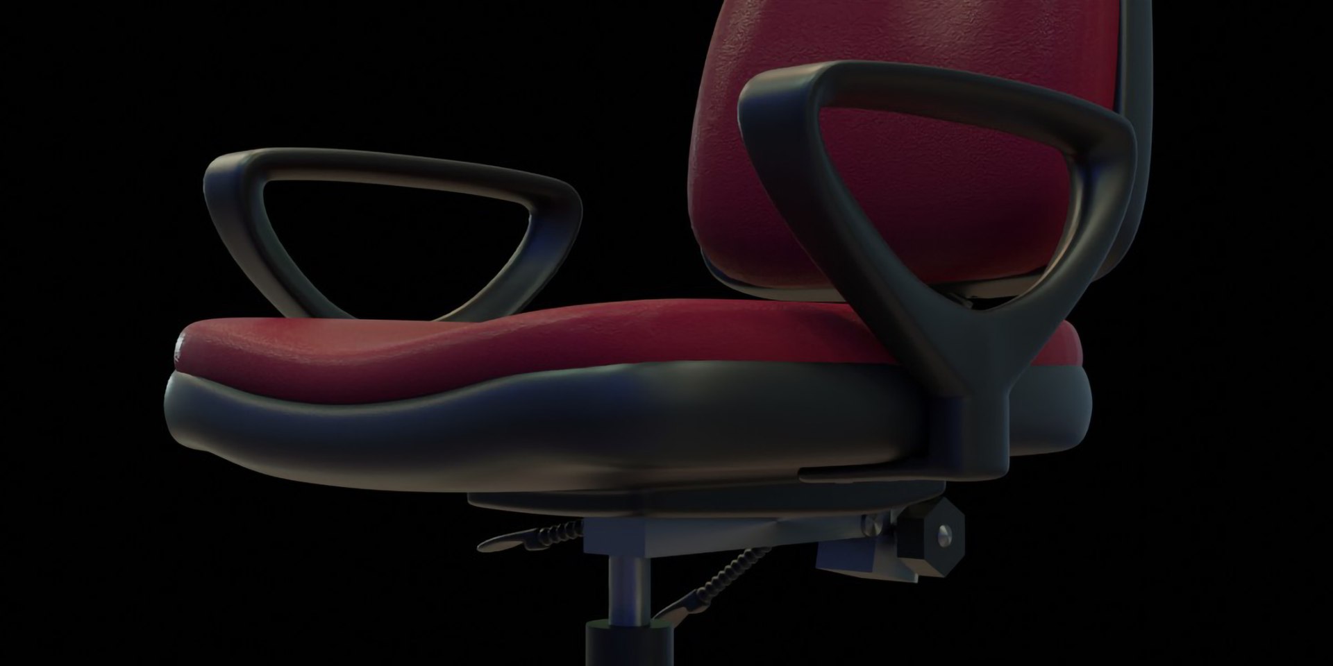3D Red Chair model - TurboSquid 2016835