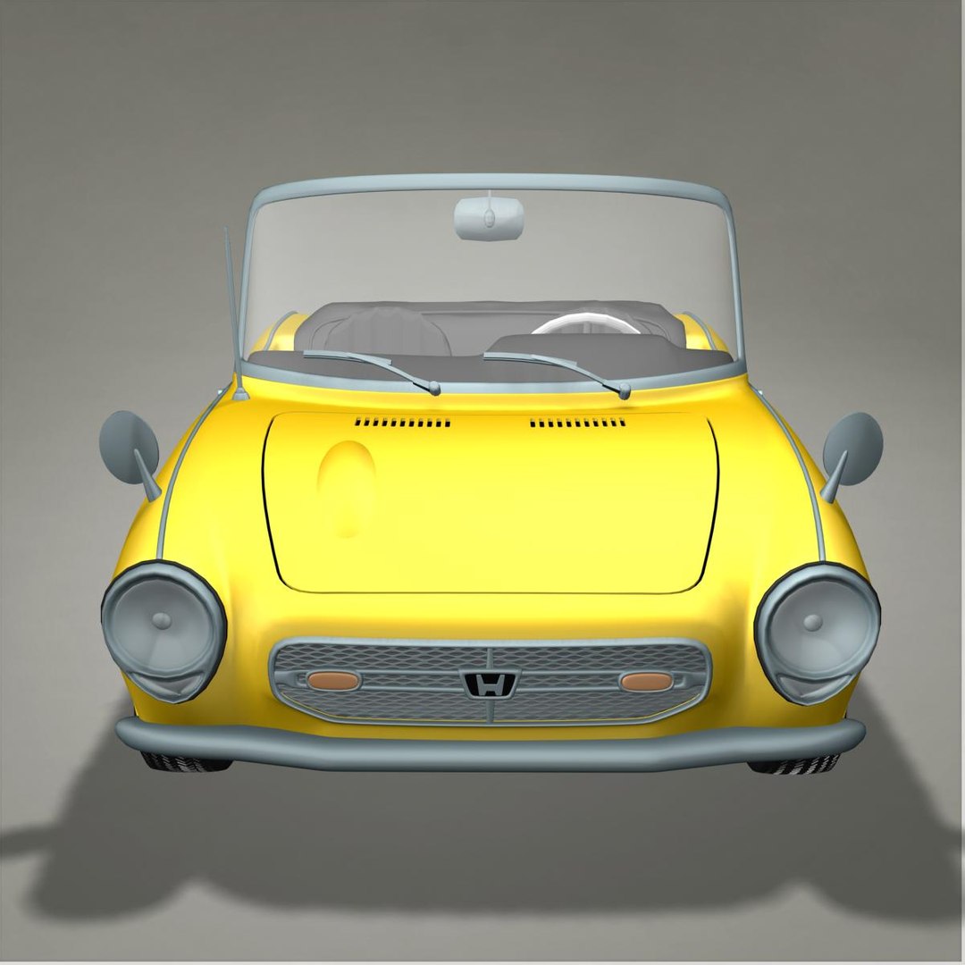 honda s800 3d model