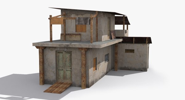 Ready slum 3D model - TurboSquid 1549473
