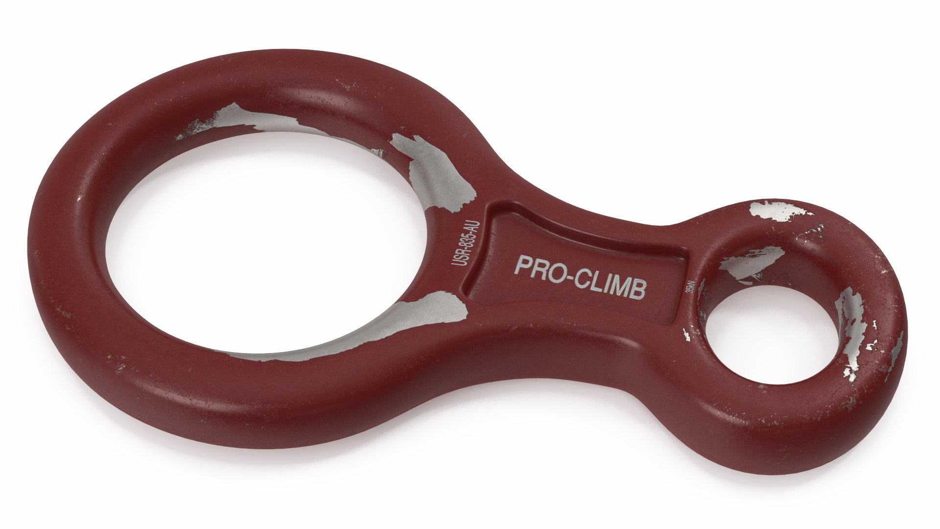 Descender Figure Eight Pro-Climb Red Damaged 3D Model - TurboSquid 2194759