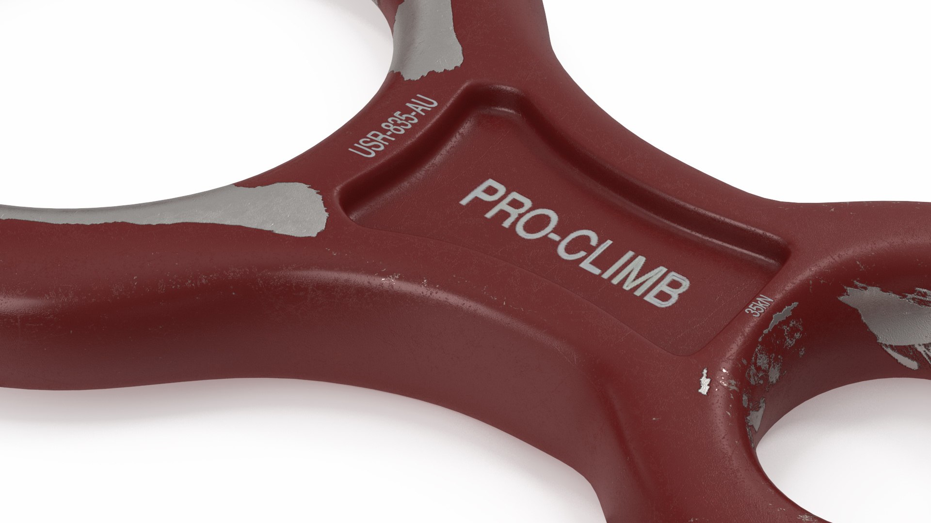 Descender Figure Eight Pro-Climb Red Damaged 3D Model - TurboSquid 2194759