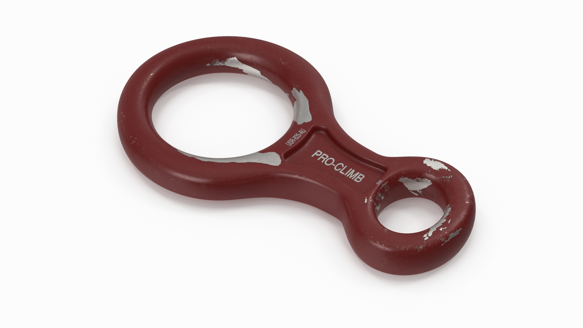 Descender Figure Eight Pro-Climb Red Damaged 3D Model - TurboSquid 2194759