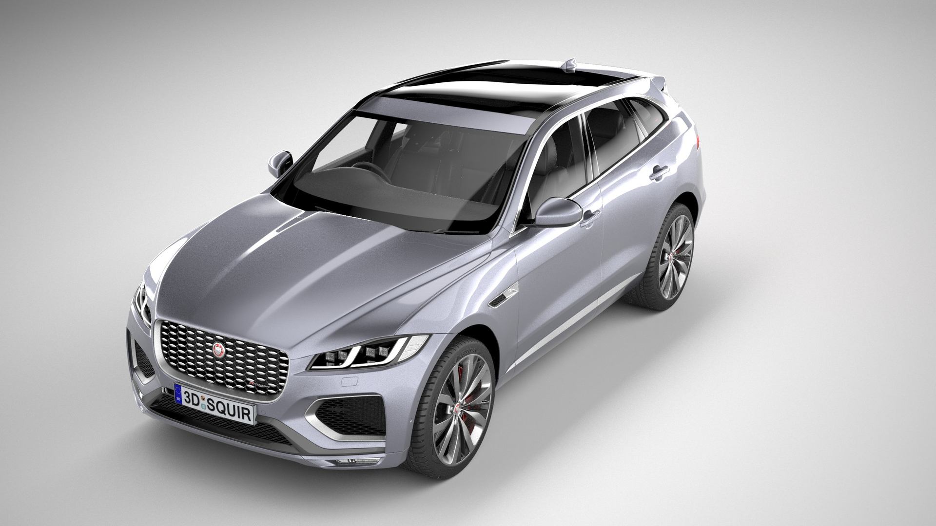 3D F-pace 2021 - TurboSquid 1630540