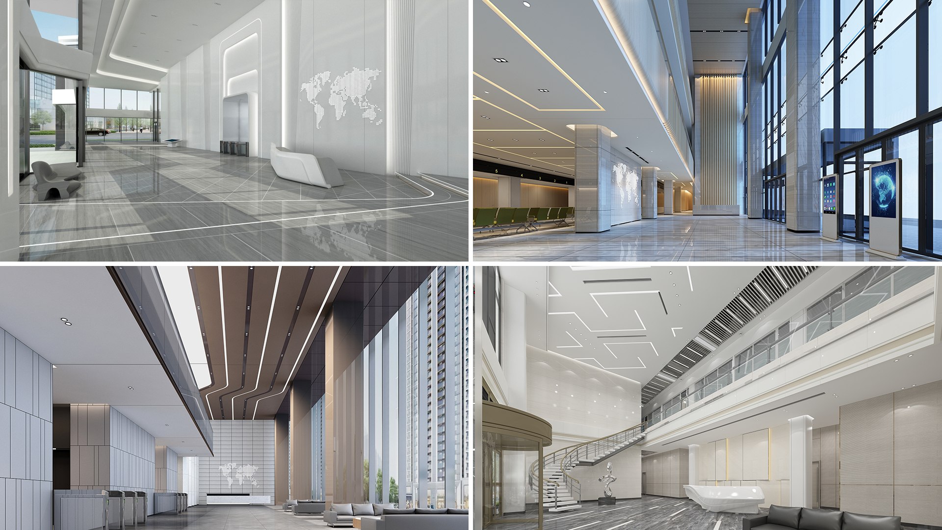 modelo 3d Office lobby Collection 8 - TurboSquid 2019052