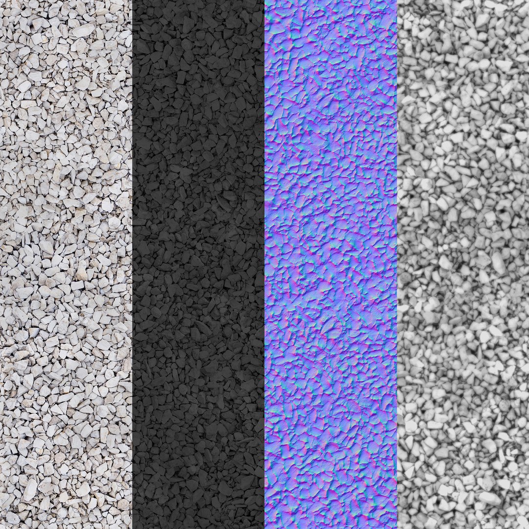 3D Gravel - TurboSquid 1685541