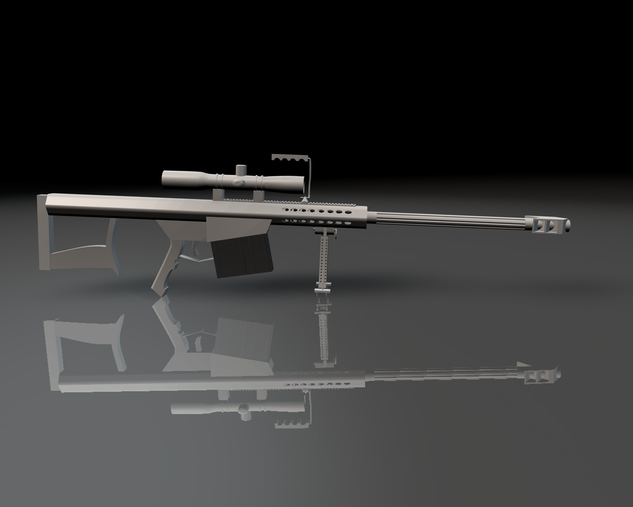 m82 sniper rifle 3d 3ds