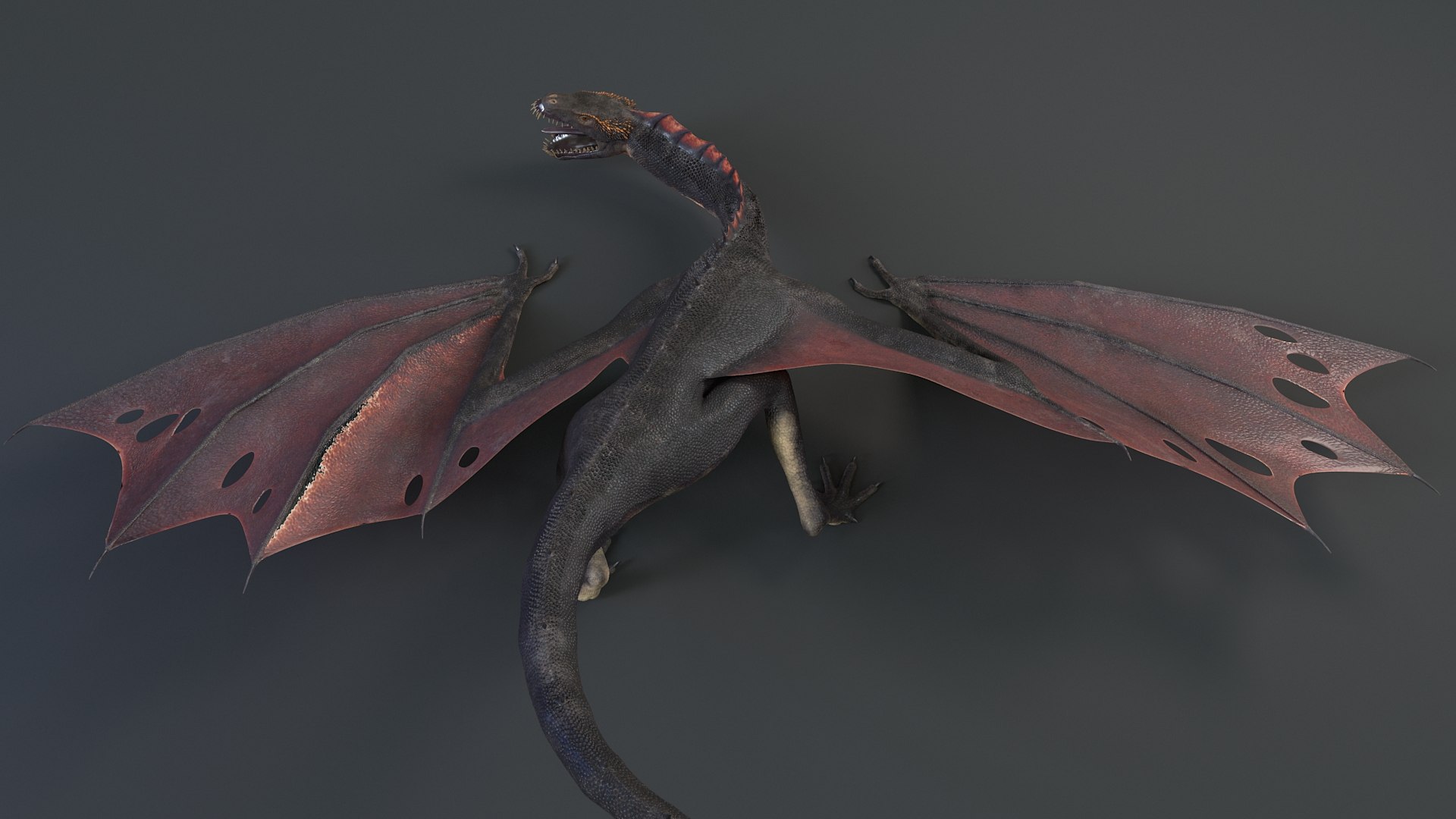 Dragon Rigged 3D Model - TurboSquid 2319537