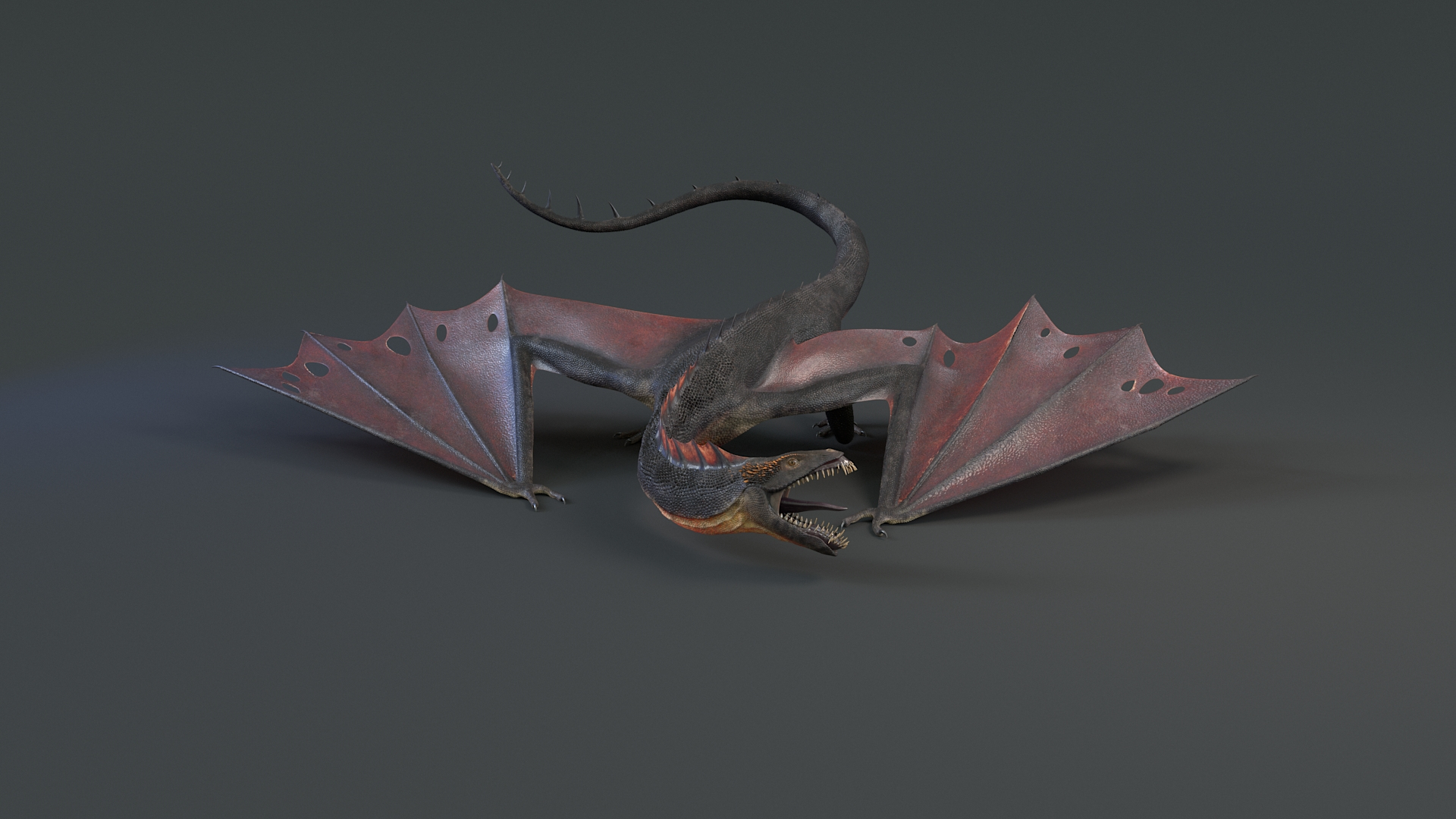 Dragon Rigged 3D Model - TurboSquid 2319537