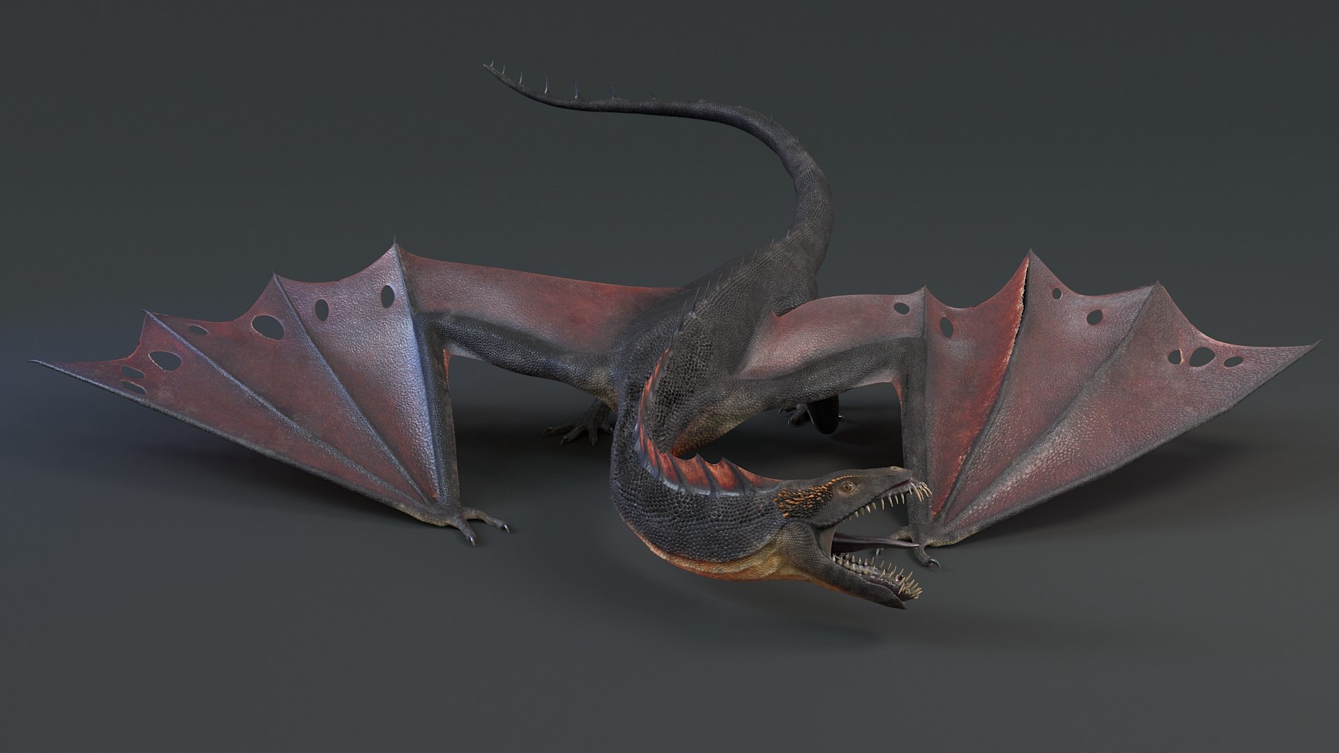 Dragon Rigged 3D Model - TurboSquid 2319537