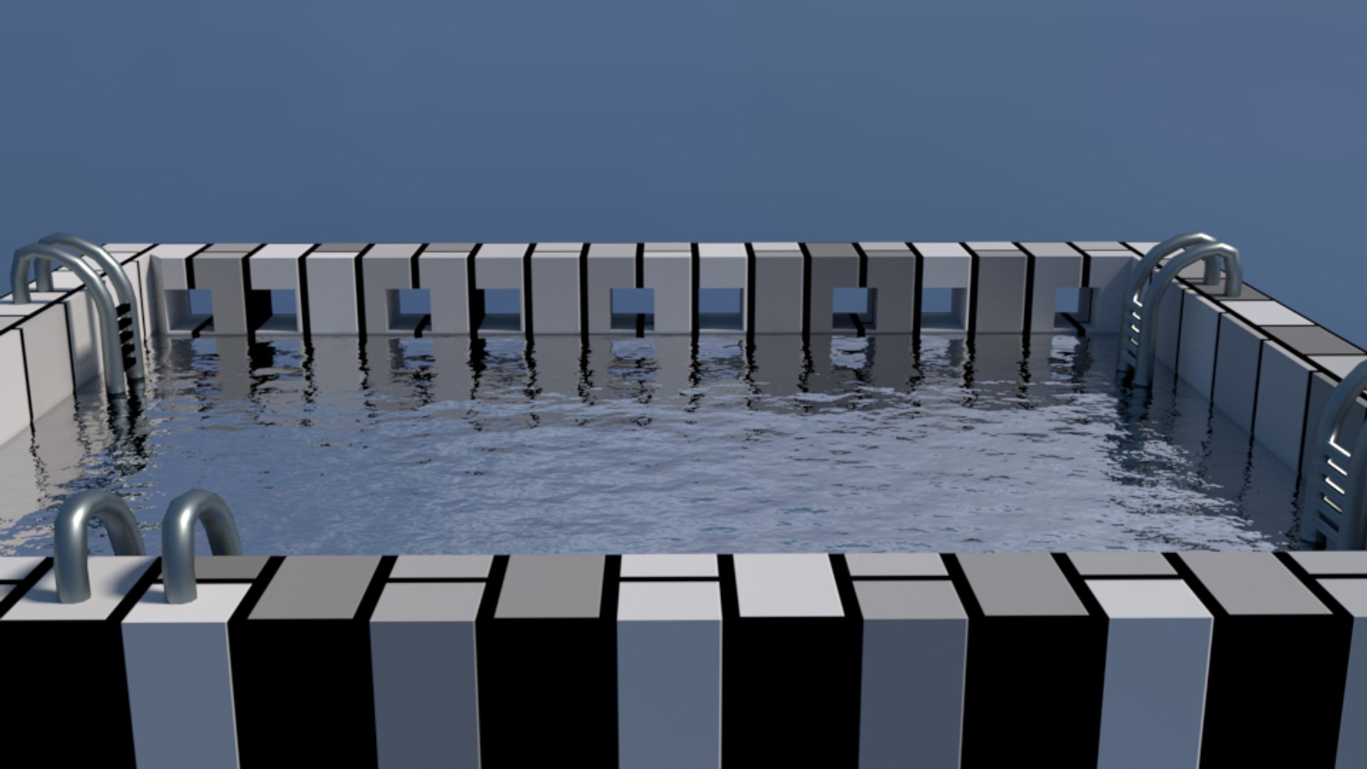 Swimming Pool 3D Model - TurboSquid 1413782