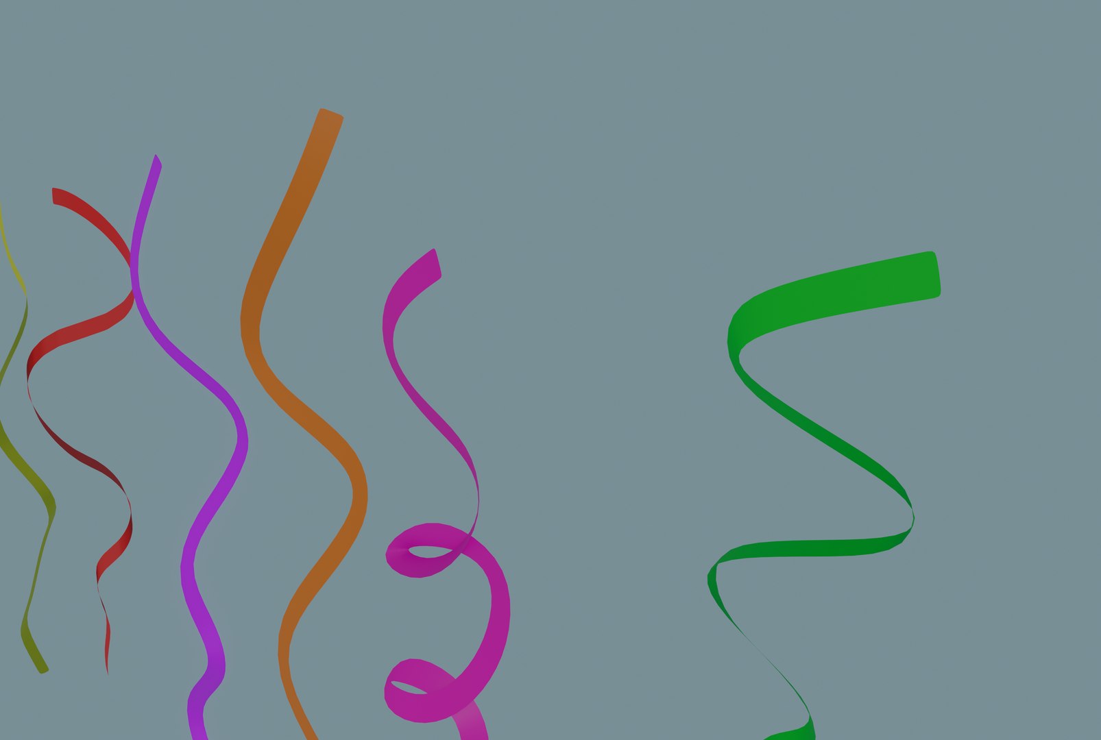 3D Streamers - TurboSquid 1869188