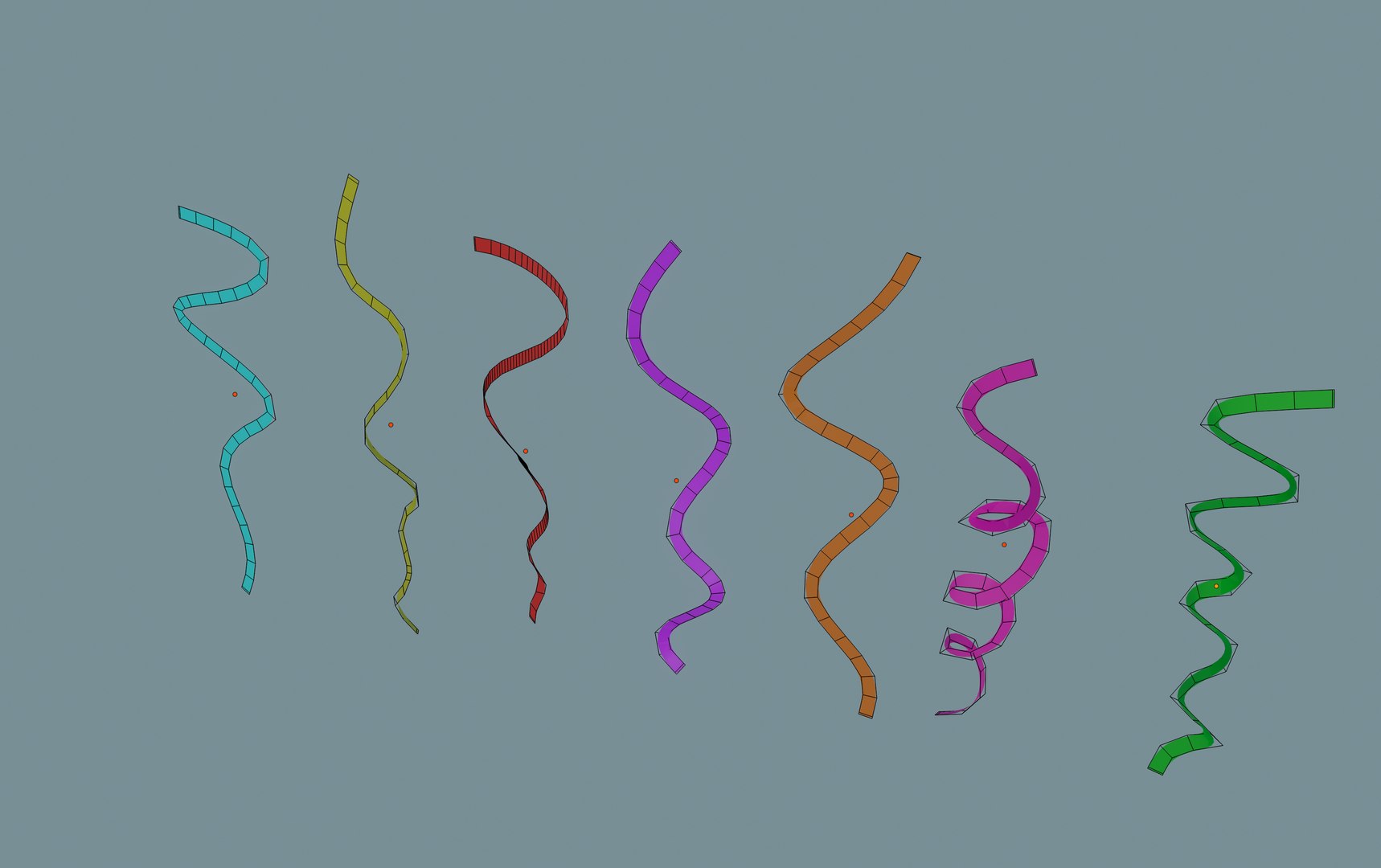 3D Streamers - TurboSquid 1869188