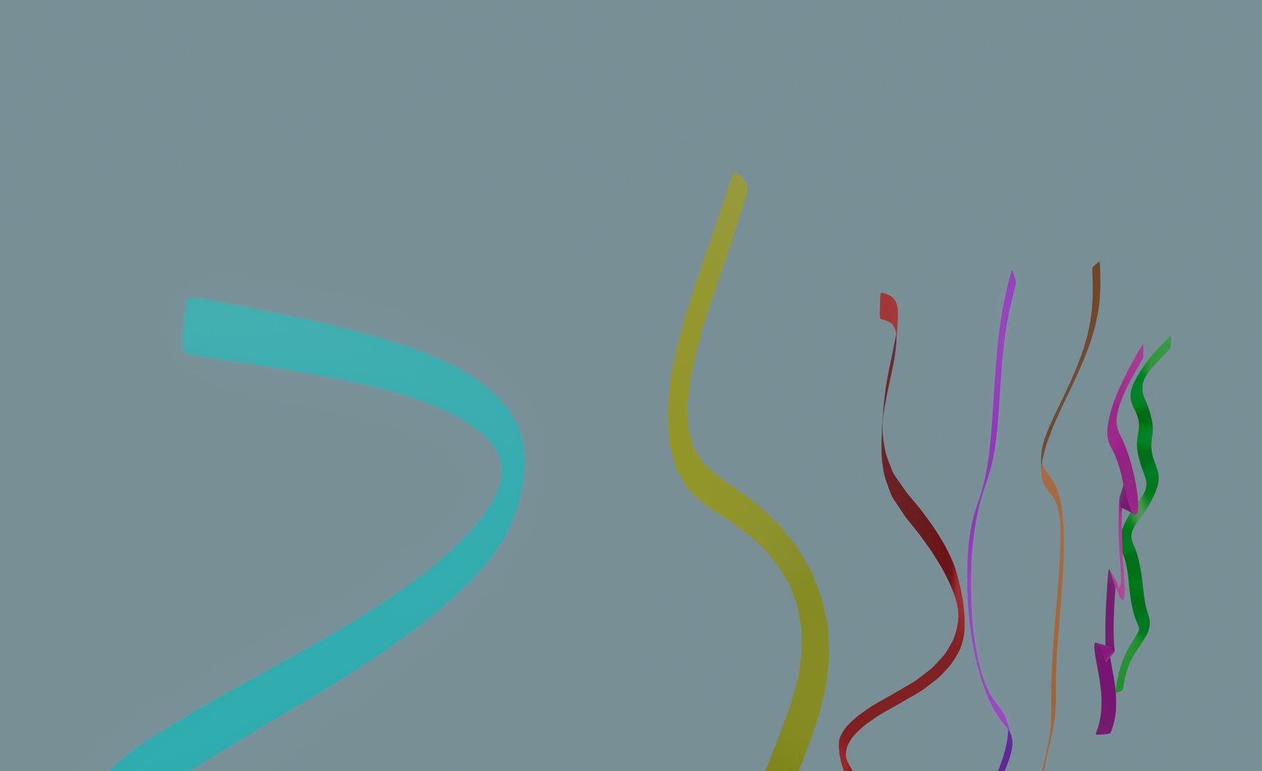 3D Streamers - TurboSquid 1869188