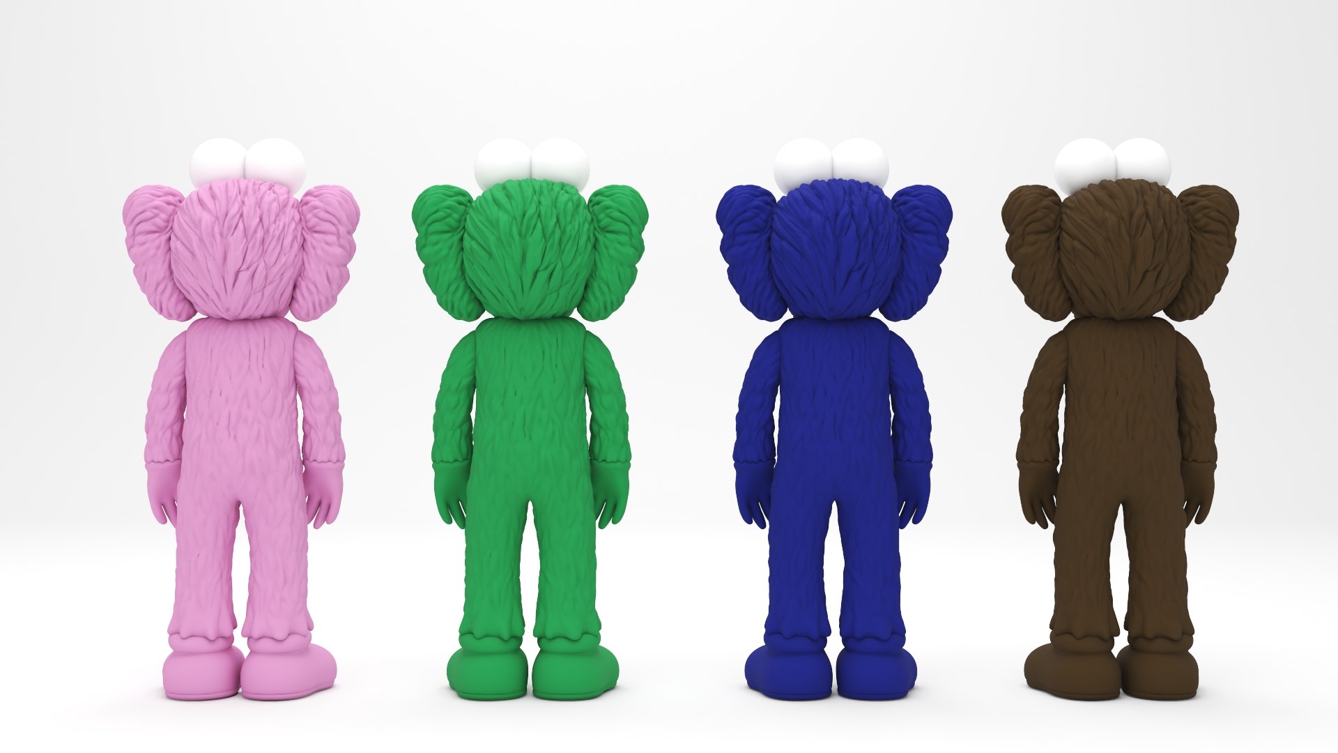 3D Model 3D KAWS DOLL MODELS High Quality - TurboSquid 1954091