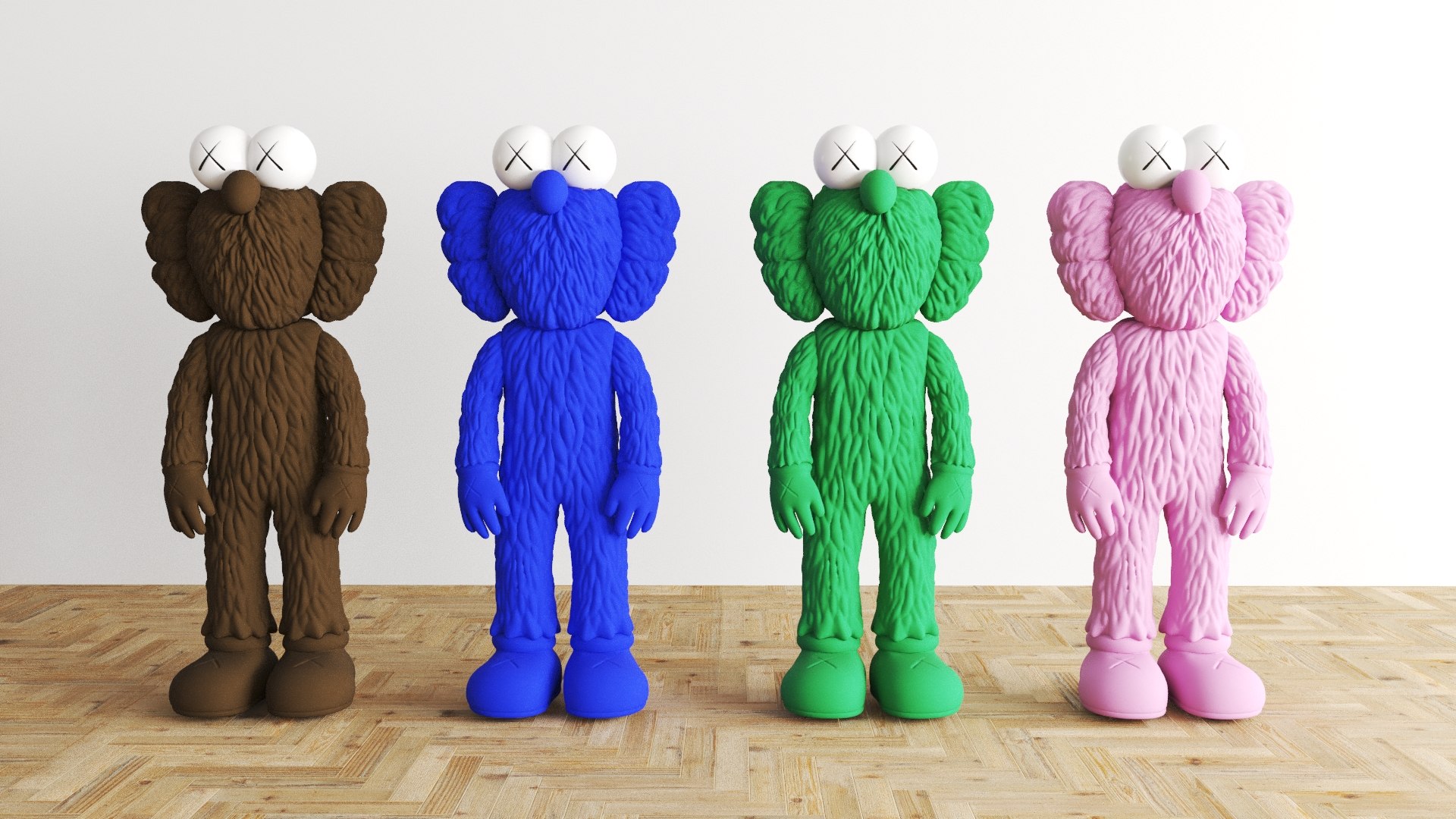 3D-KAWS-PUPPENMODELLE Hohe Qualität 3D-Modell - TurboSquid 1954091