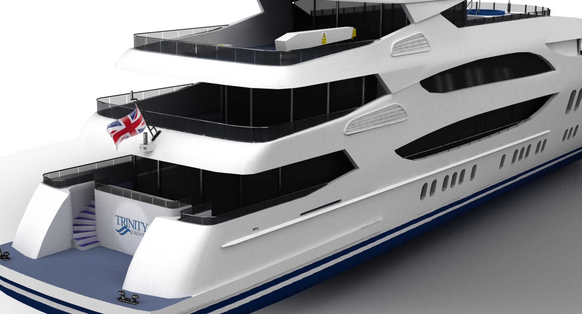 3D trinity yacht model - TurboSquid 1417740