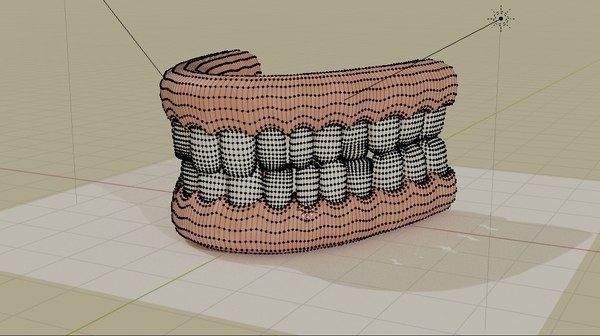 3D mouth teeth model - TurboSquid 1484655