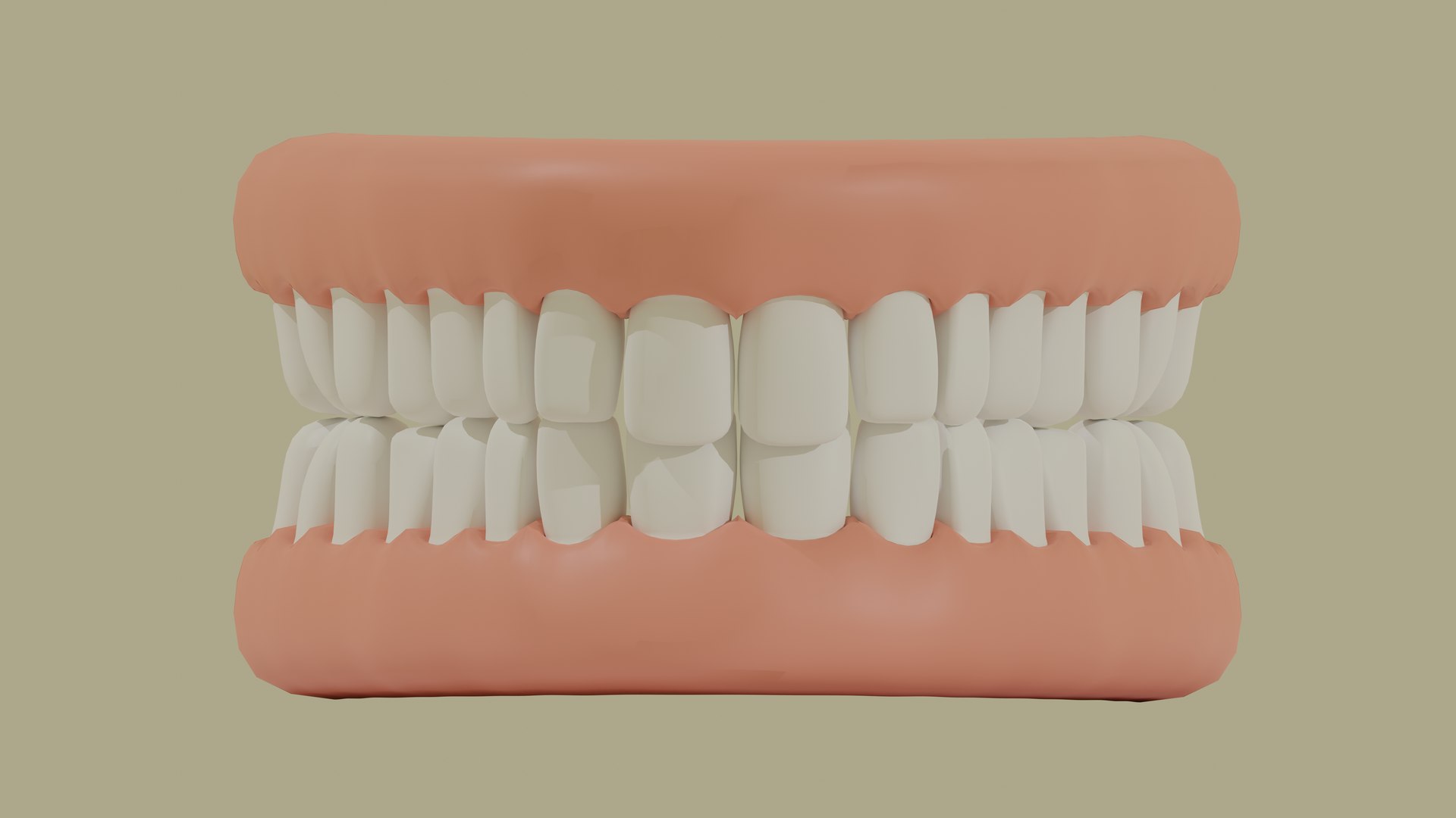 3D mouth teeth model - TurboSquid 1484655