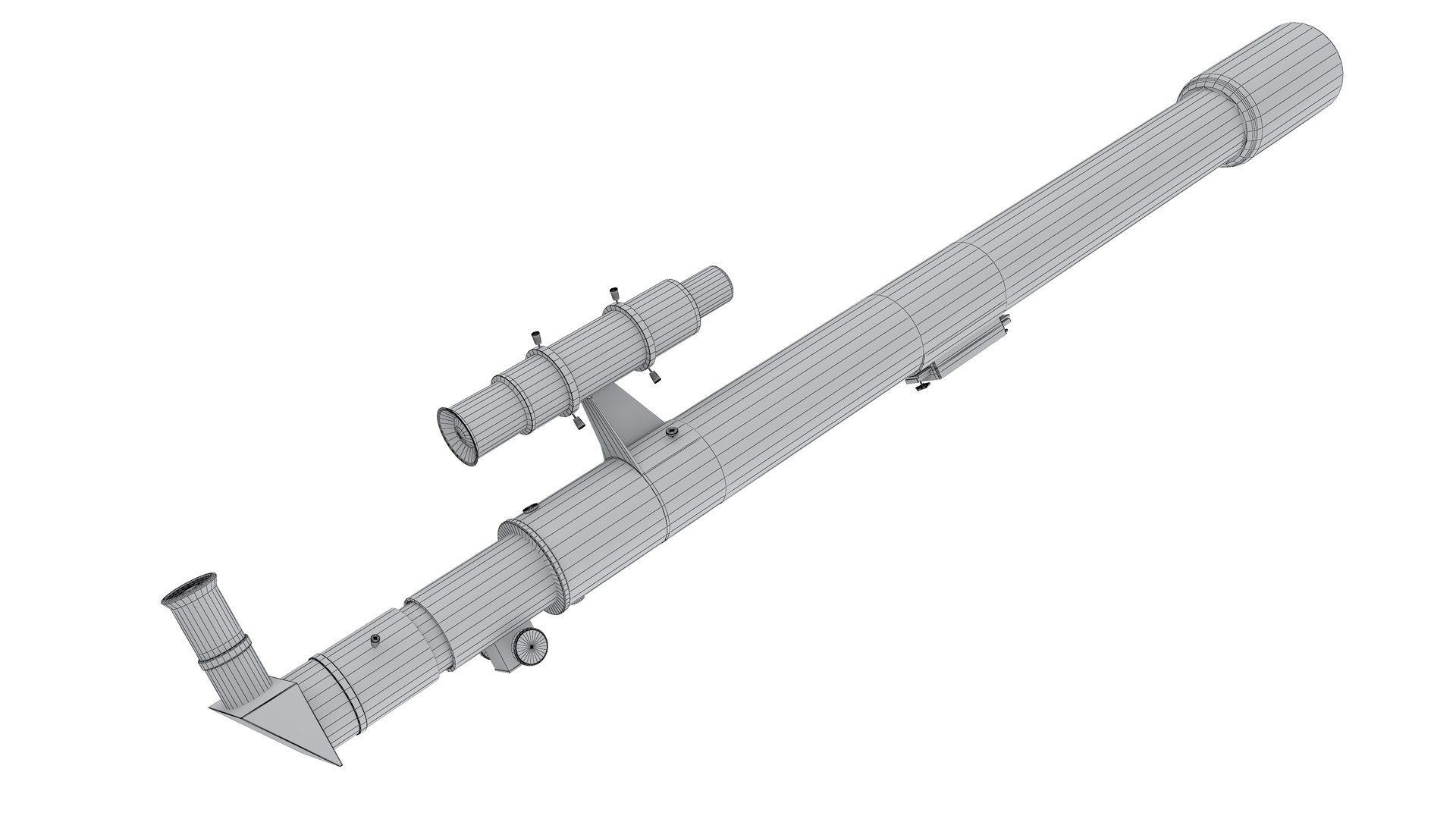 3D Model Refractor Telescope Generic 3D Model - TurboSquid 2274284