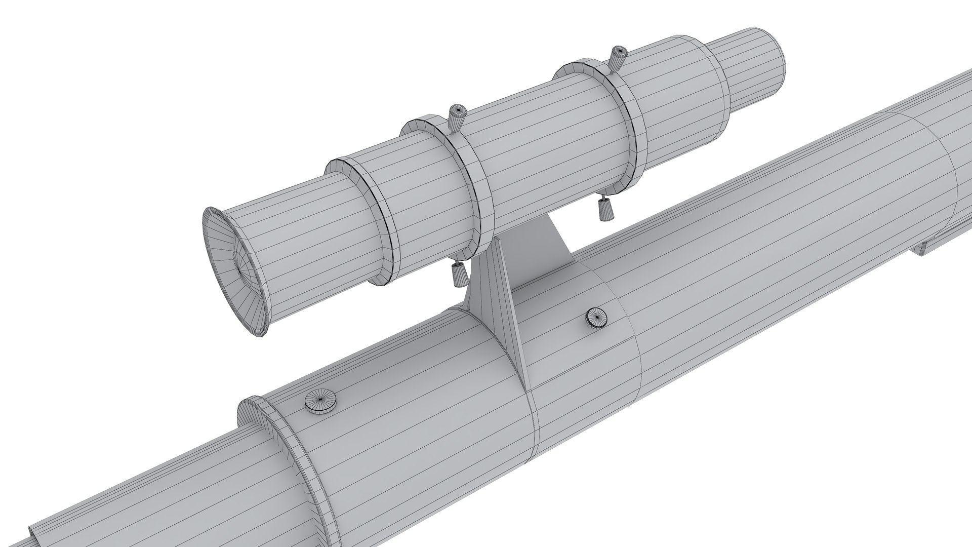 3D Model Refractor Telescope Generic 3D Model - TurboSquid 2274284