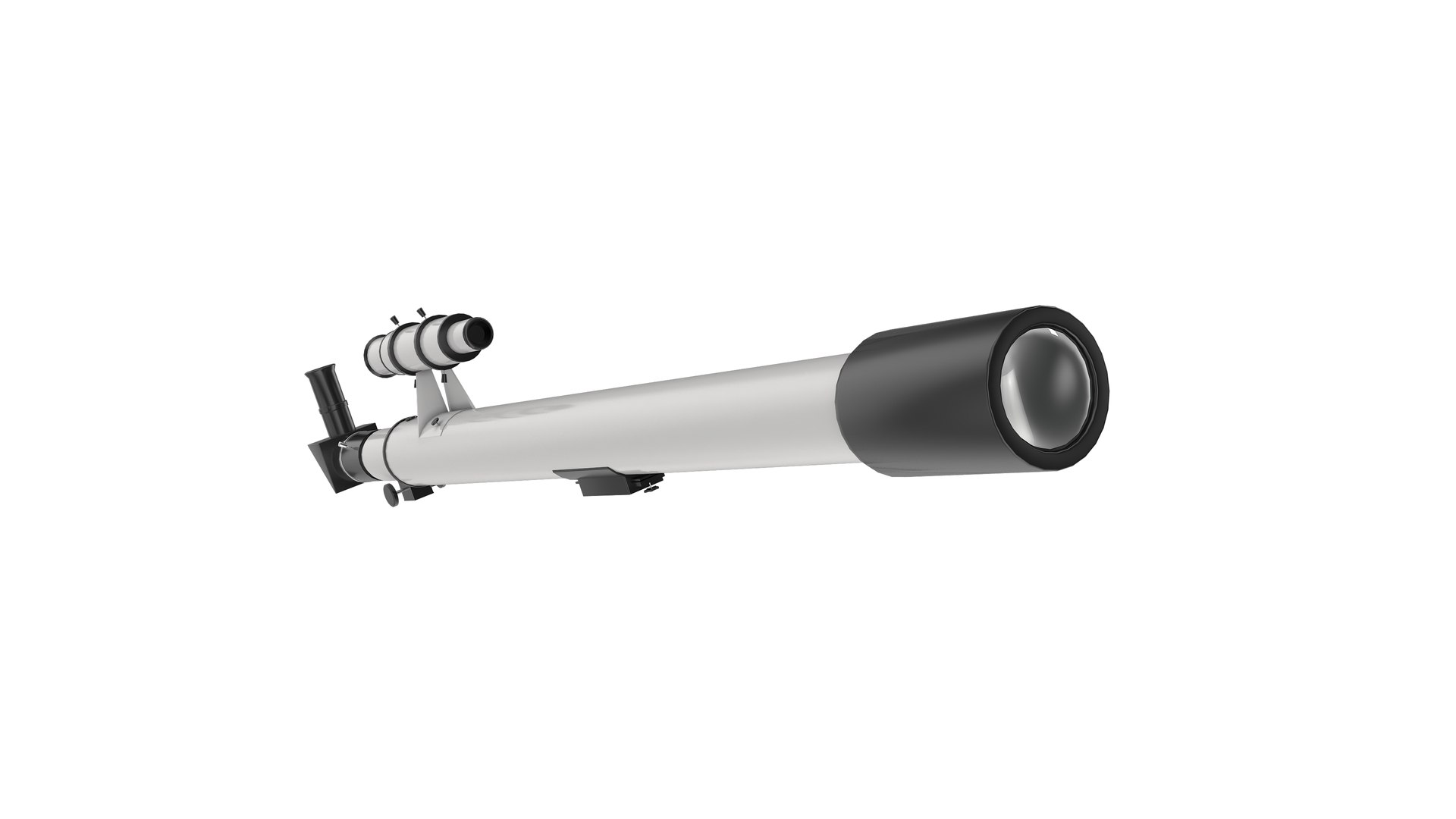 3D Model Refractor Telescope Generic 3D Model - TurboSquid 2274284