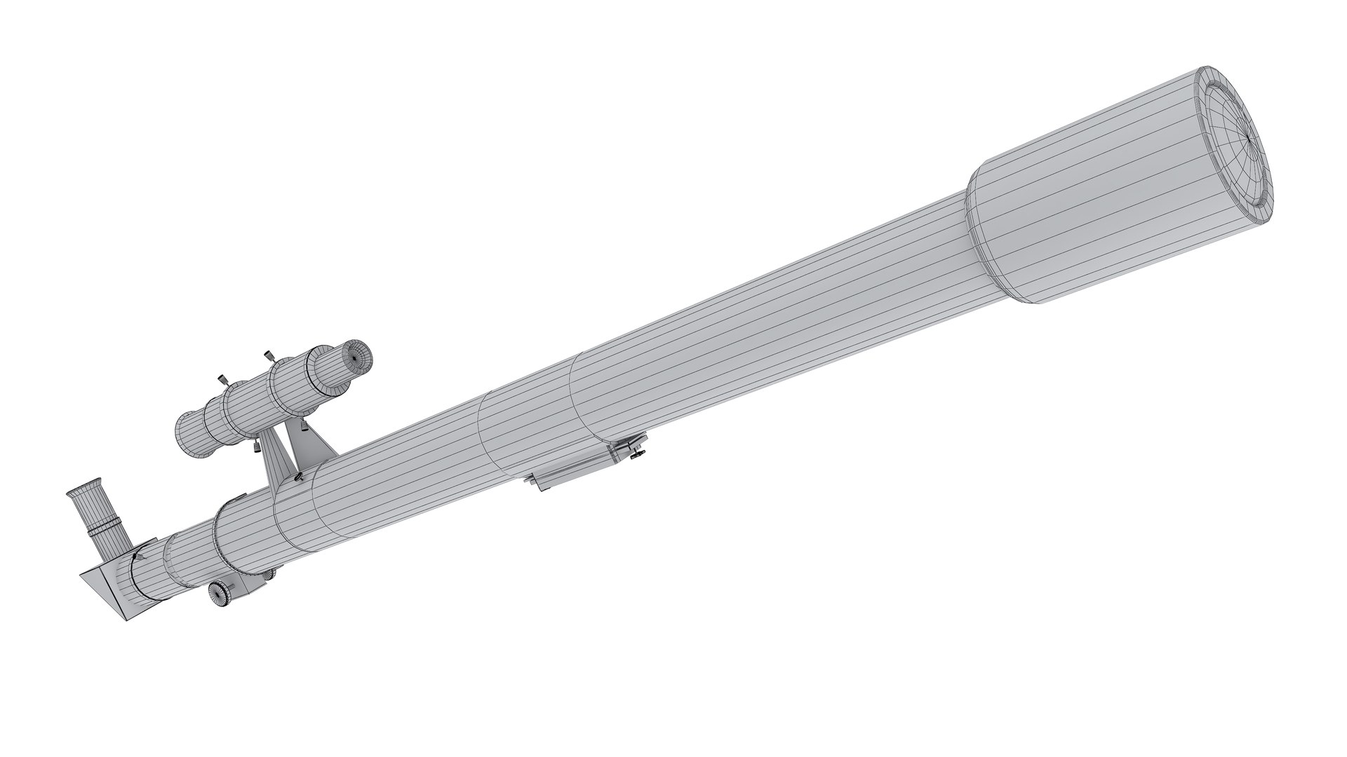 3D Model Refractor Telescope Generic 3D Model - TurboSquid 2274284