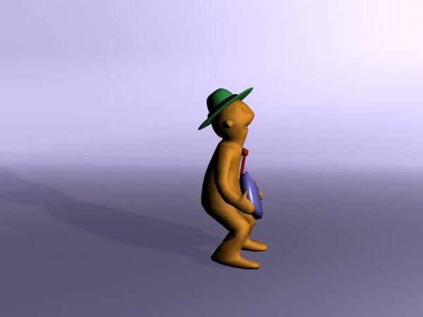 3d model man businessman