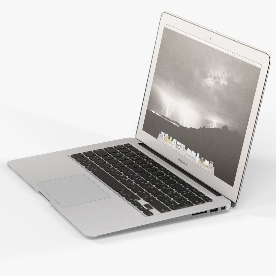 Max Low-poly Apple Macbook Air